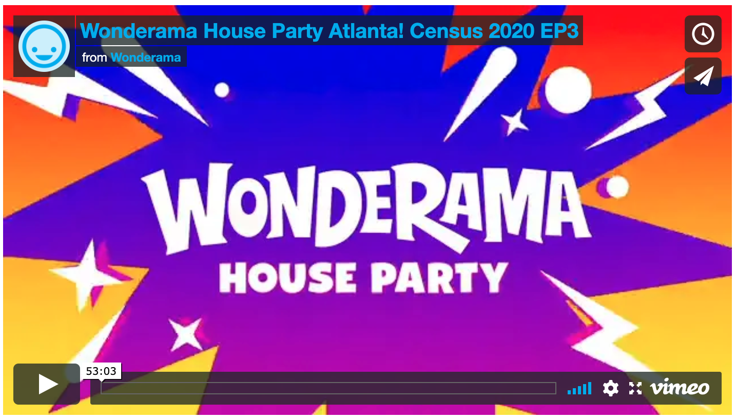 Friday Night Census House Party - Atlanta - Wonderama